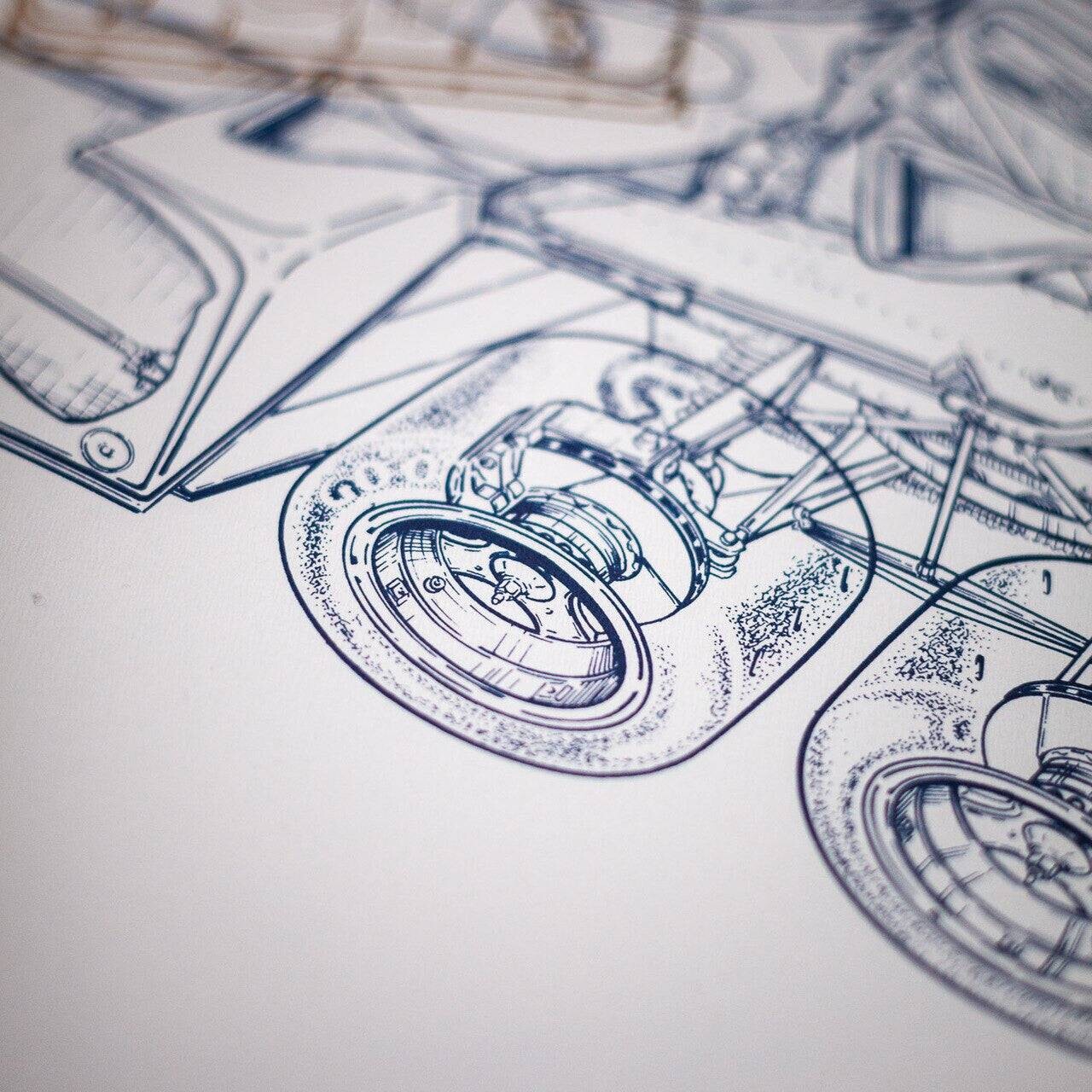 Art Print Giorgio Piola - Tyrrell P34B - 1977, Automobilist | Posters ...