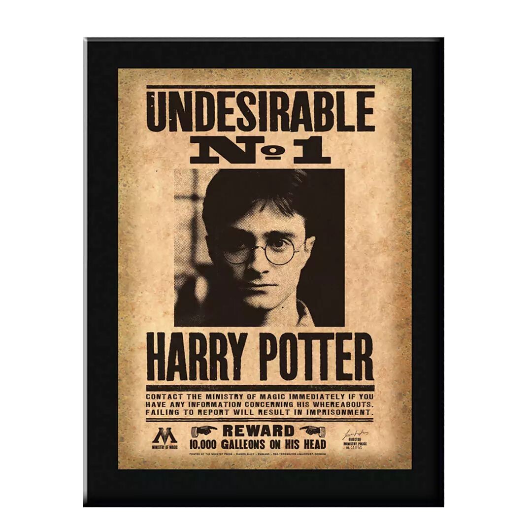 Harry Potter - Undesirable No. 1 Framed poster | Buy at Europosters