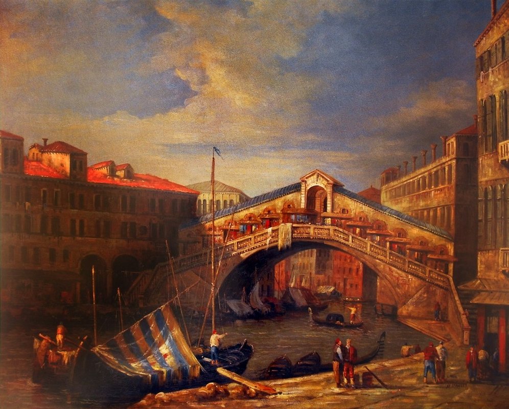Art Print Venice Bridge, Stanley | Posters, Wall Art | Europosters