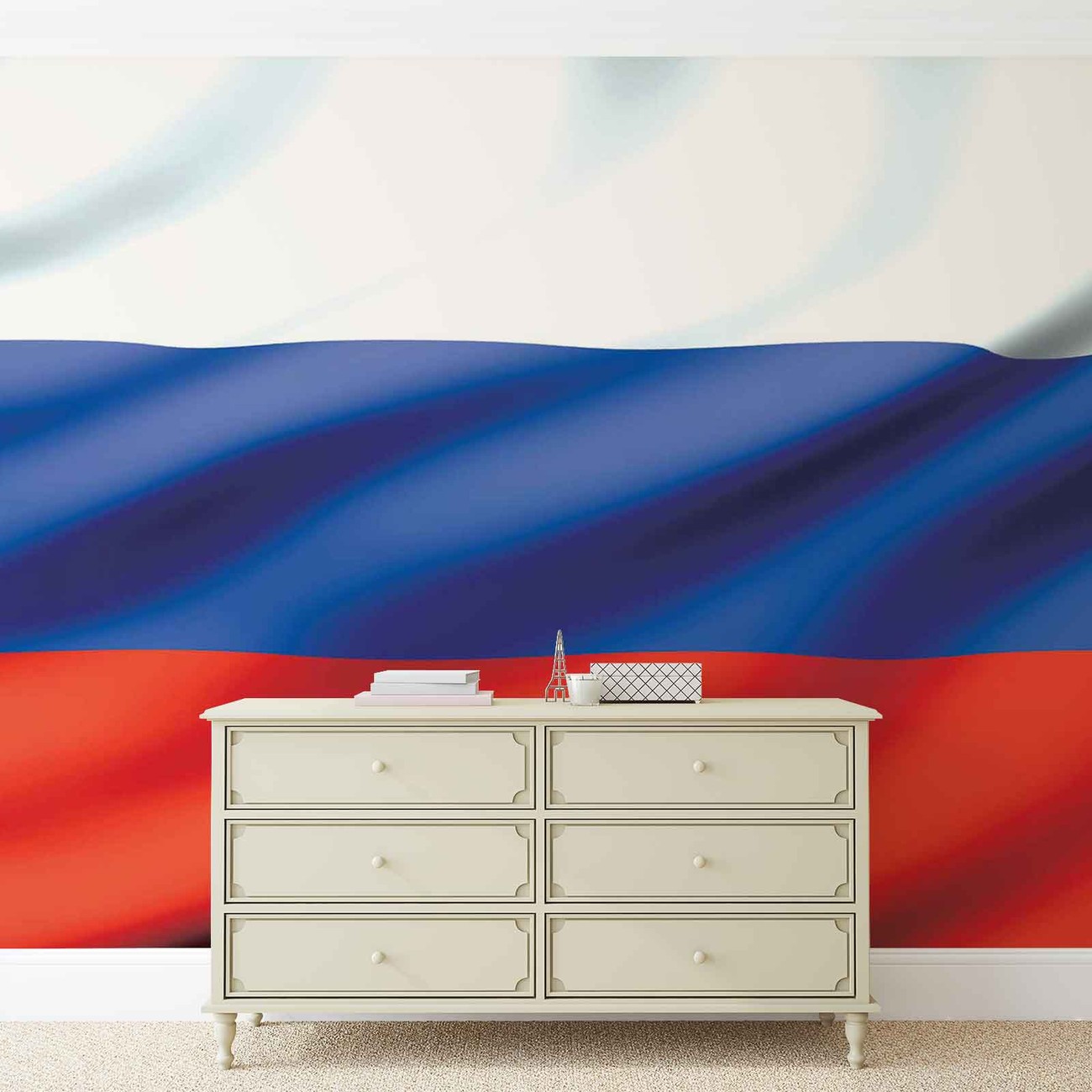 Flag Russia Wall Mural | Buy online at Europosters