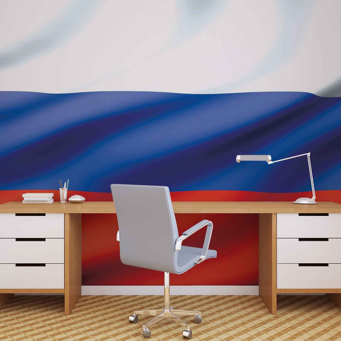 Flag Russia Wall Mural | Buy online at Europosters