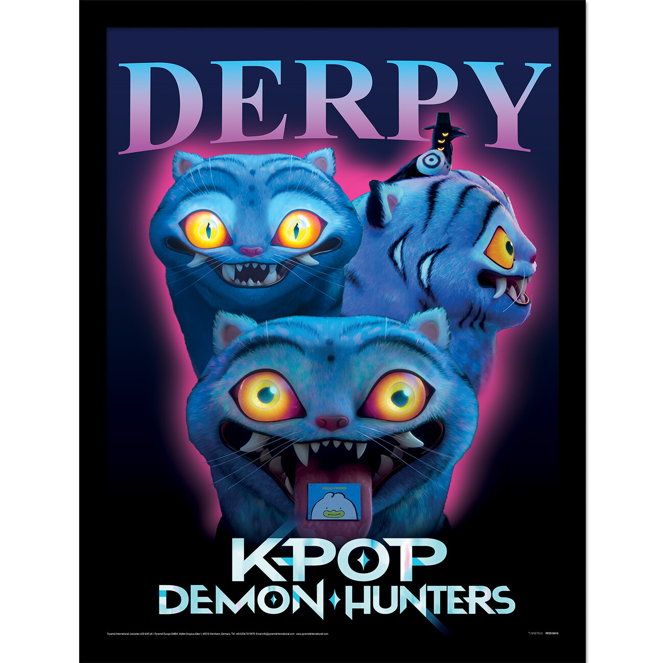 K-Pop Demon Hunters - Derpy Framed poster | Buy at Europosters