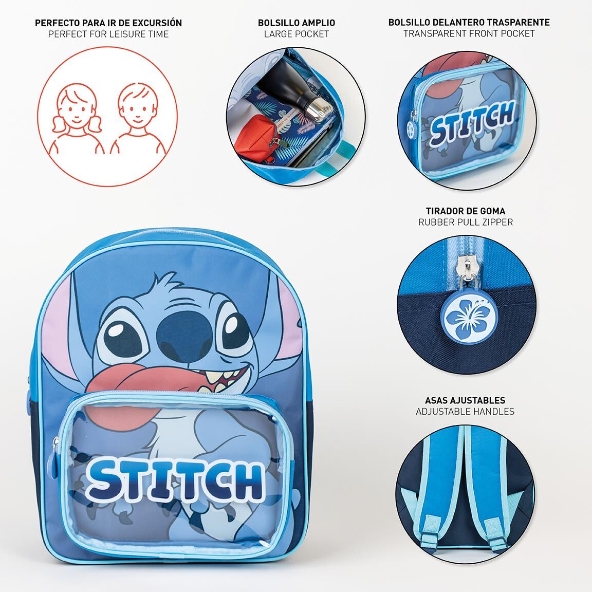 Backpack Lilo & Stitch - Window | Tips for original gifts