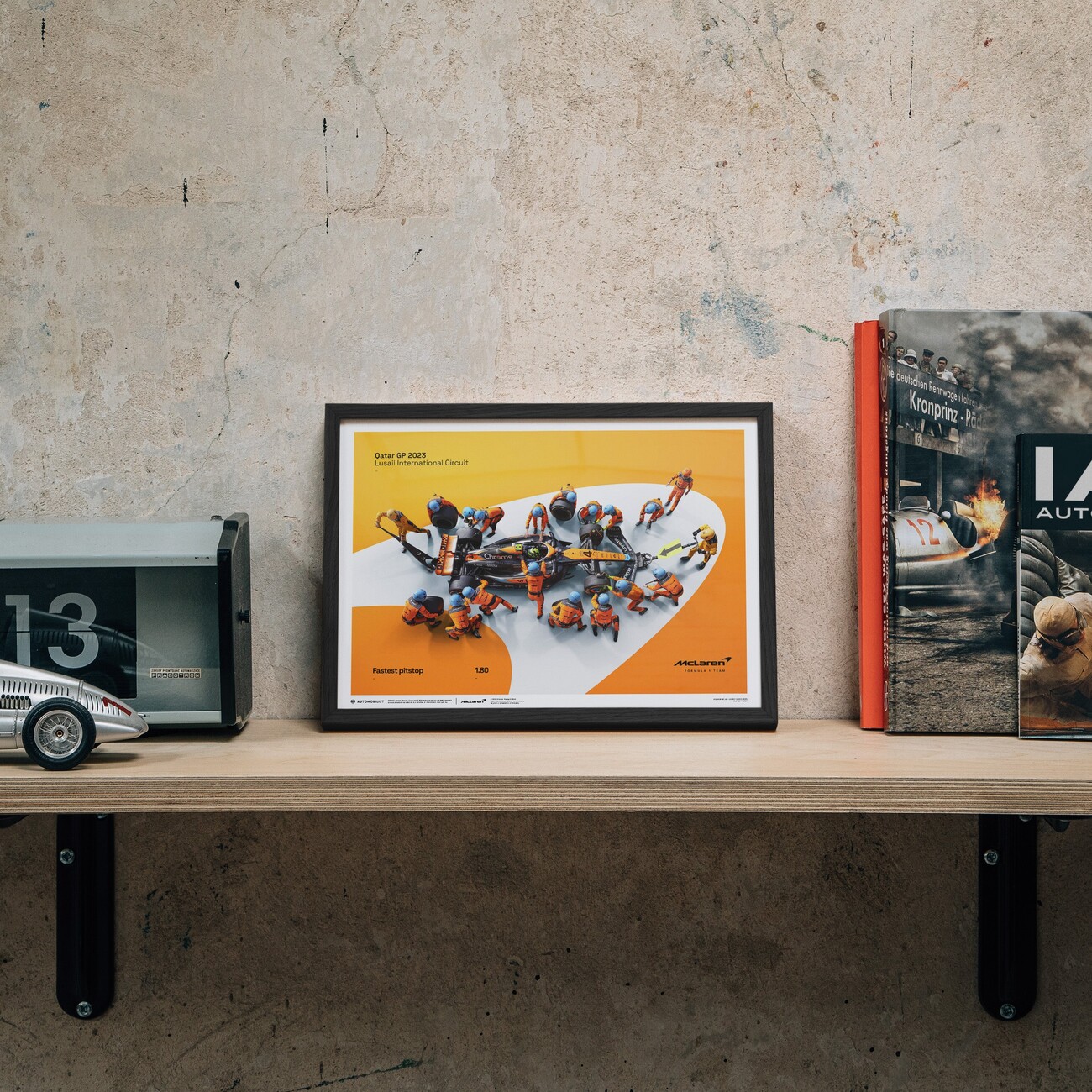 Art Print McLaren Formula 1 Team - 1.80 - World Record Fastest Pit Stop ...