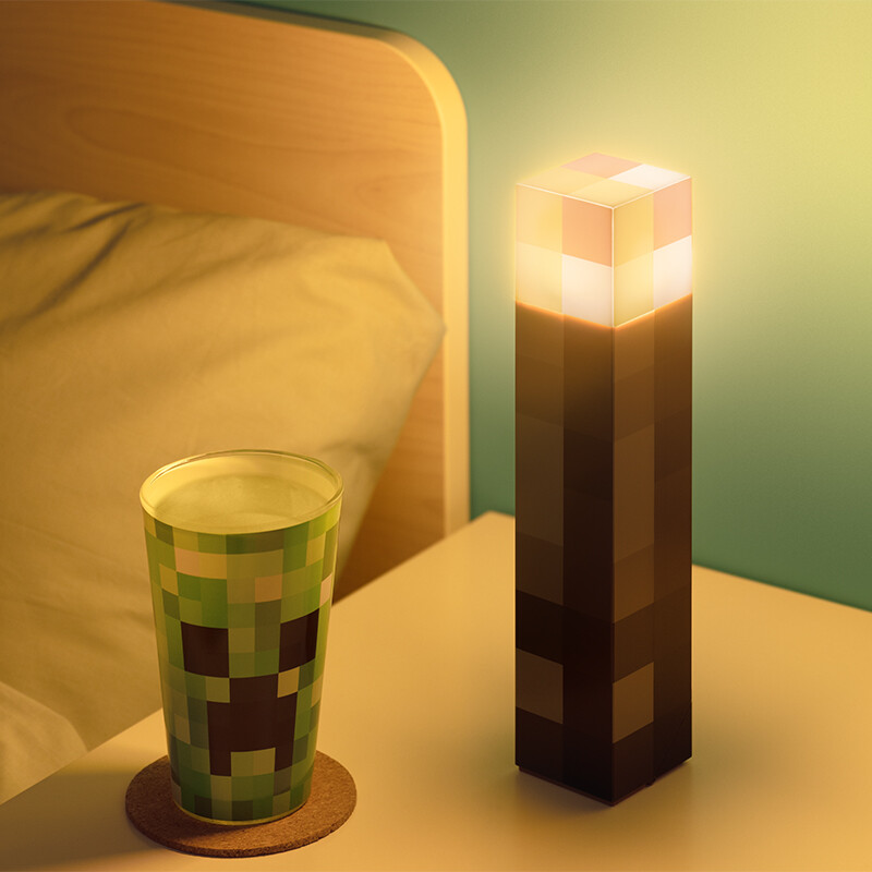 Lampa Minecraft - Torch | Ідеї оригінальних подарунків