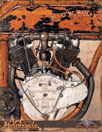 Jacobs - The Flying Merkel | Collectible retro metal signs for your wall