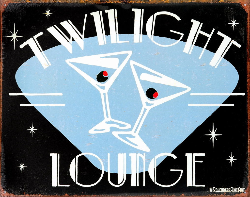 TWILIGHT LOUNGE | Collectible retro metal signs for your wall