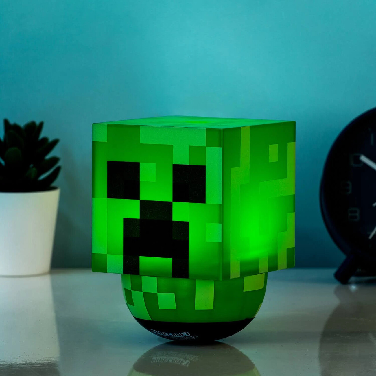 Glowing figurine Minecraft Creeper | Tips for original gifts