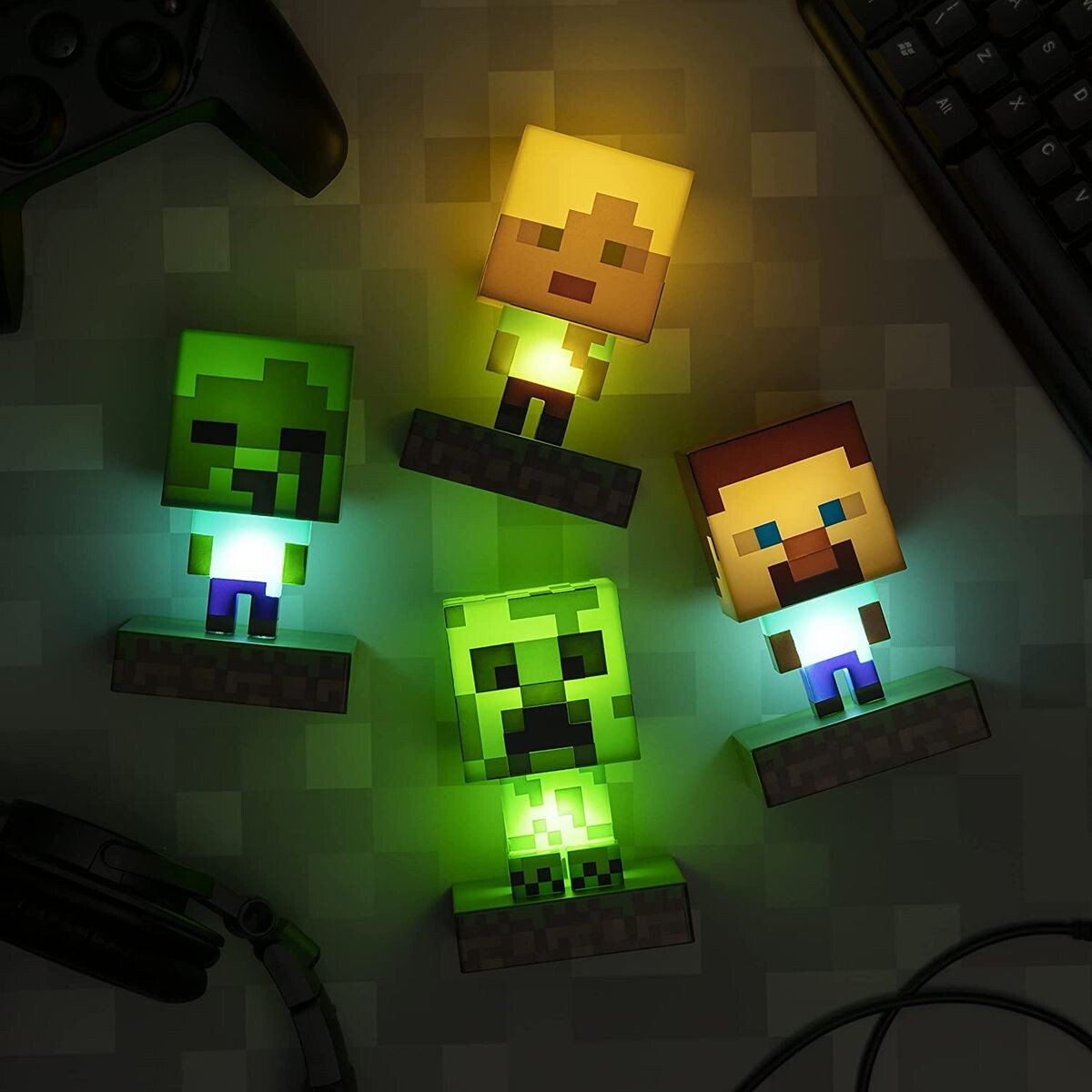 Glowing figurine Minecraft - Creeperdssd | Tips for original gifts