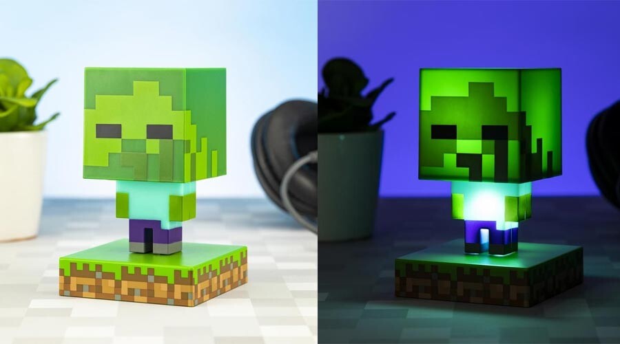 Фігурка зі світлом Minecraft - Zombie | Ідеї оригінальних подарунків