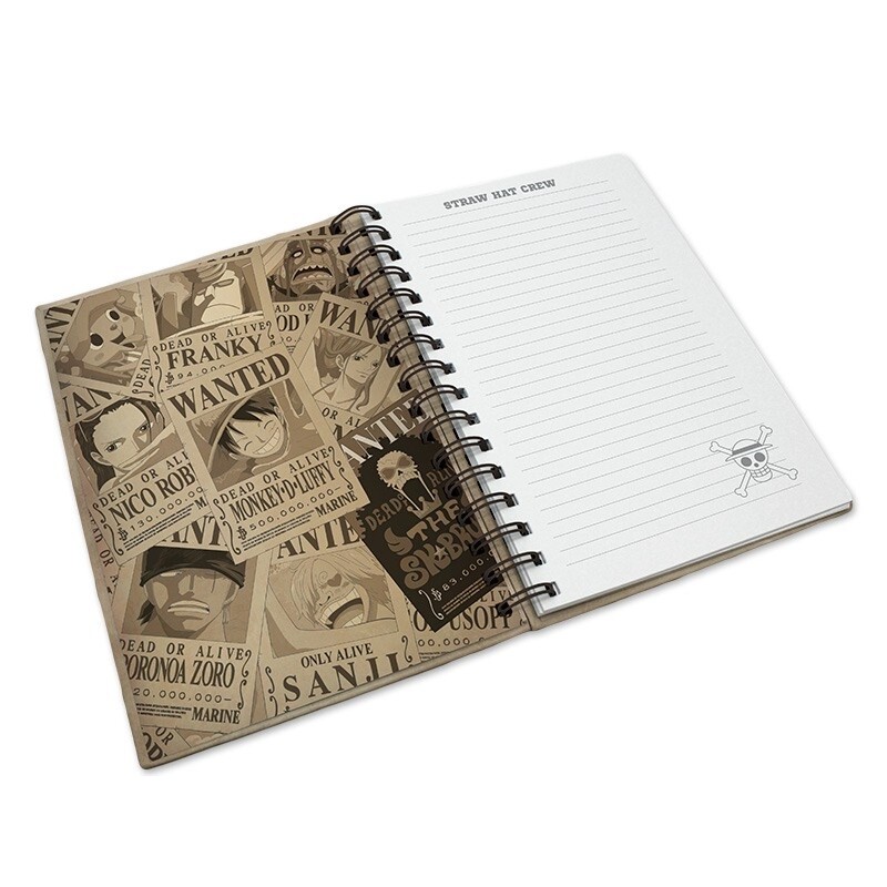 Notebook, journal One Piece - Wanted | Tips for original gifts ...
