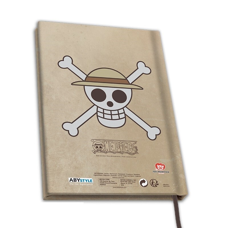 Notebook, journal One Piece - Wanted Luffy | Tips for original gifts ...