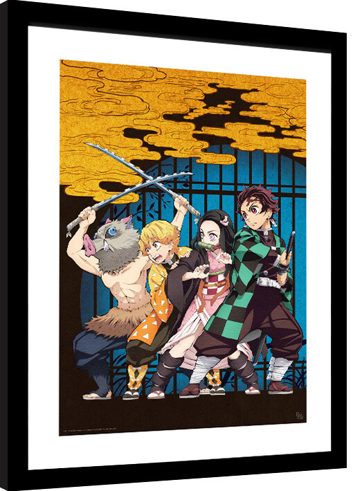 Demon Slayer - Key Art Framed poster | Buy at Europosters
