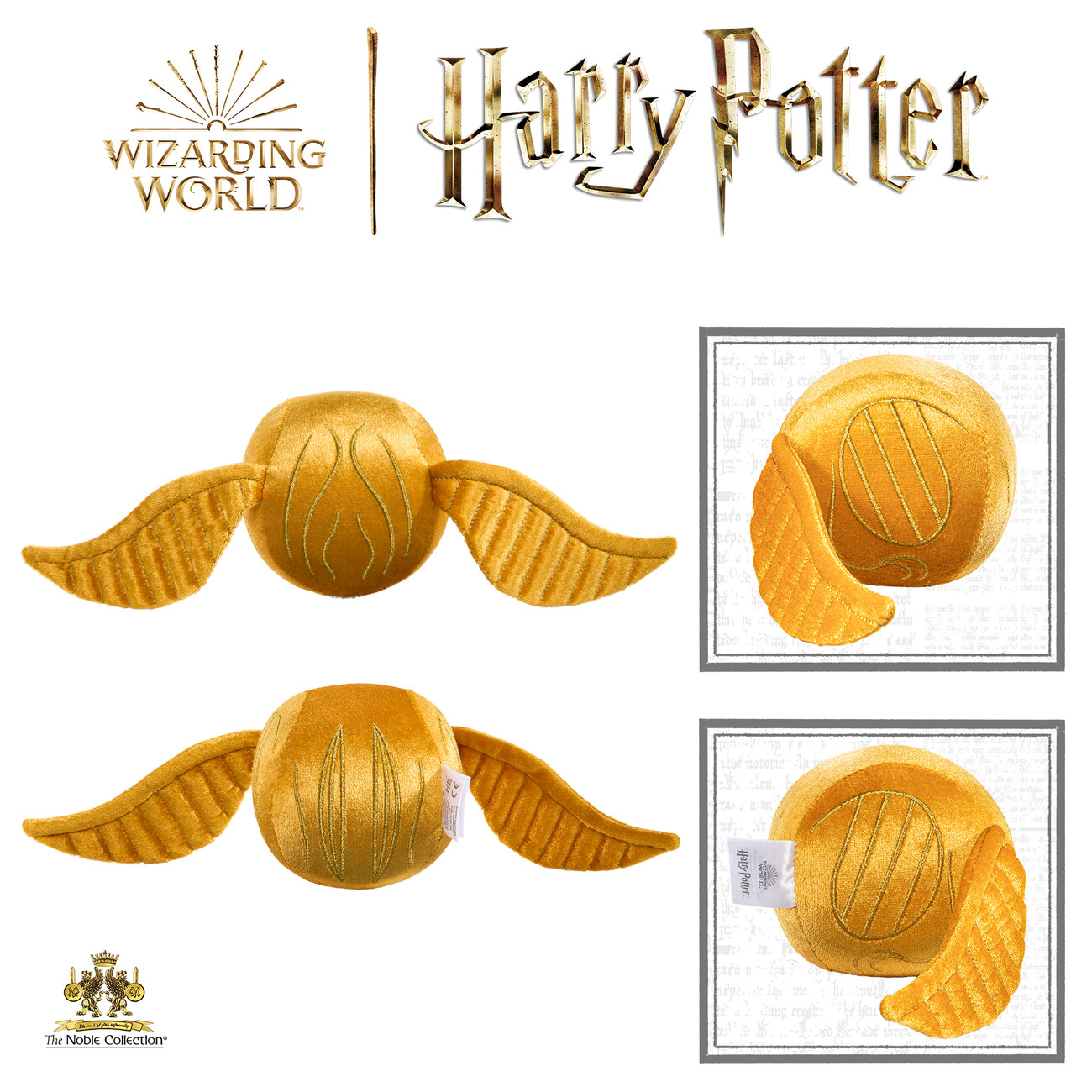 Fluffy toy Harry Potter - Golden Snitch | Tips for original gifts