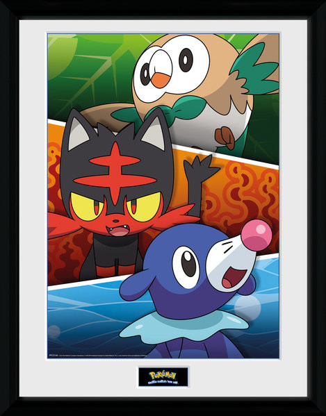 Pokemon - Alola Partners Framed poster | Buy at Europosters
