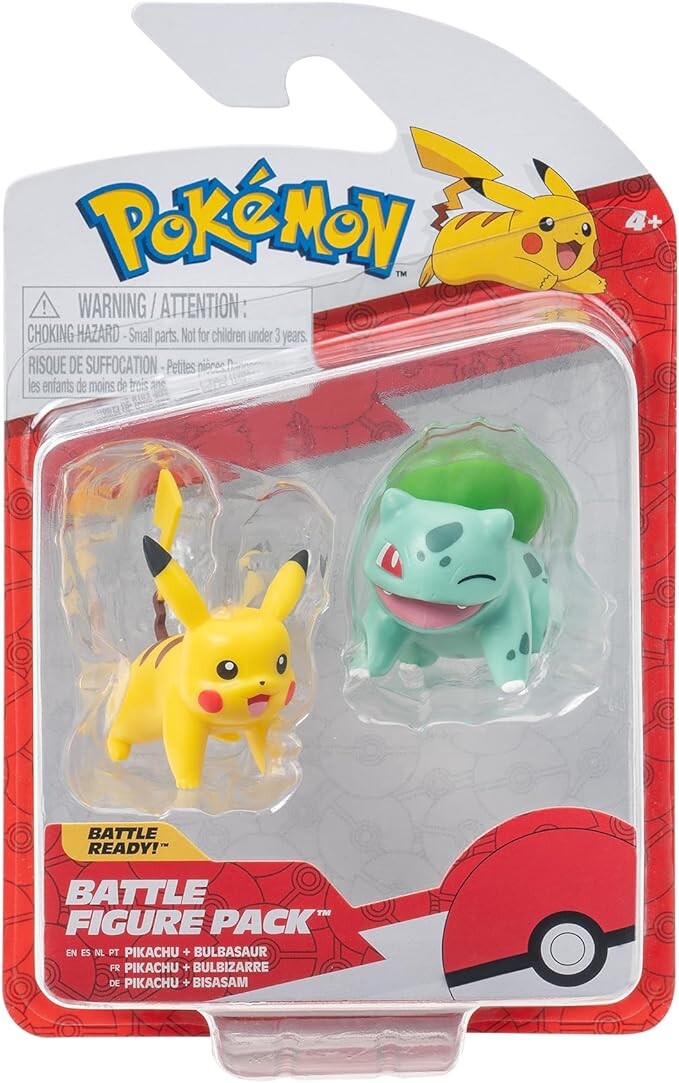 Figurine Pokemon - Bulbasaur & Pikachu | Tips for original gifts ...