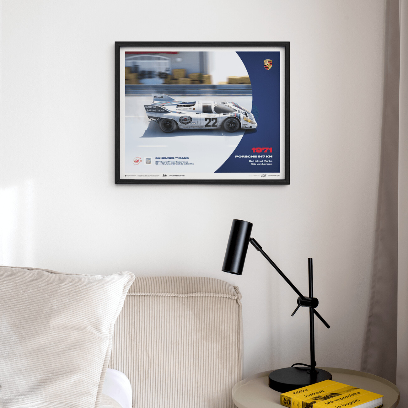 Art Print Porsche 917 KH - 24h Le Mans - 100th Anniversary - 1971 ...
