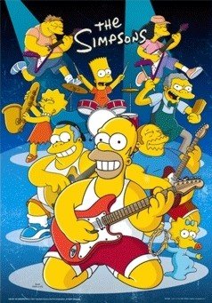 THE SIMPSONS - rock 3D Poster, 3D Print | EuroPosters