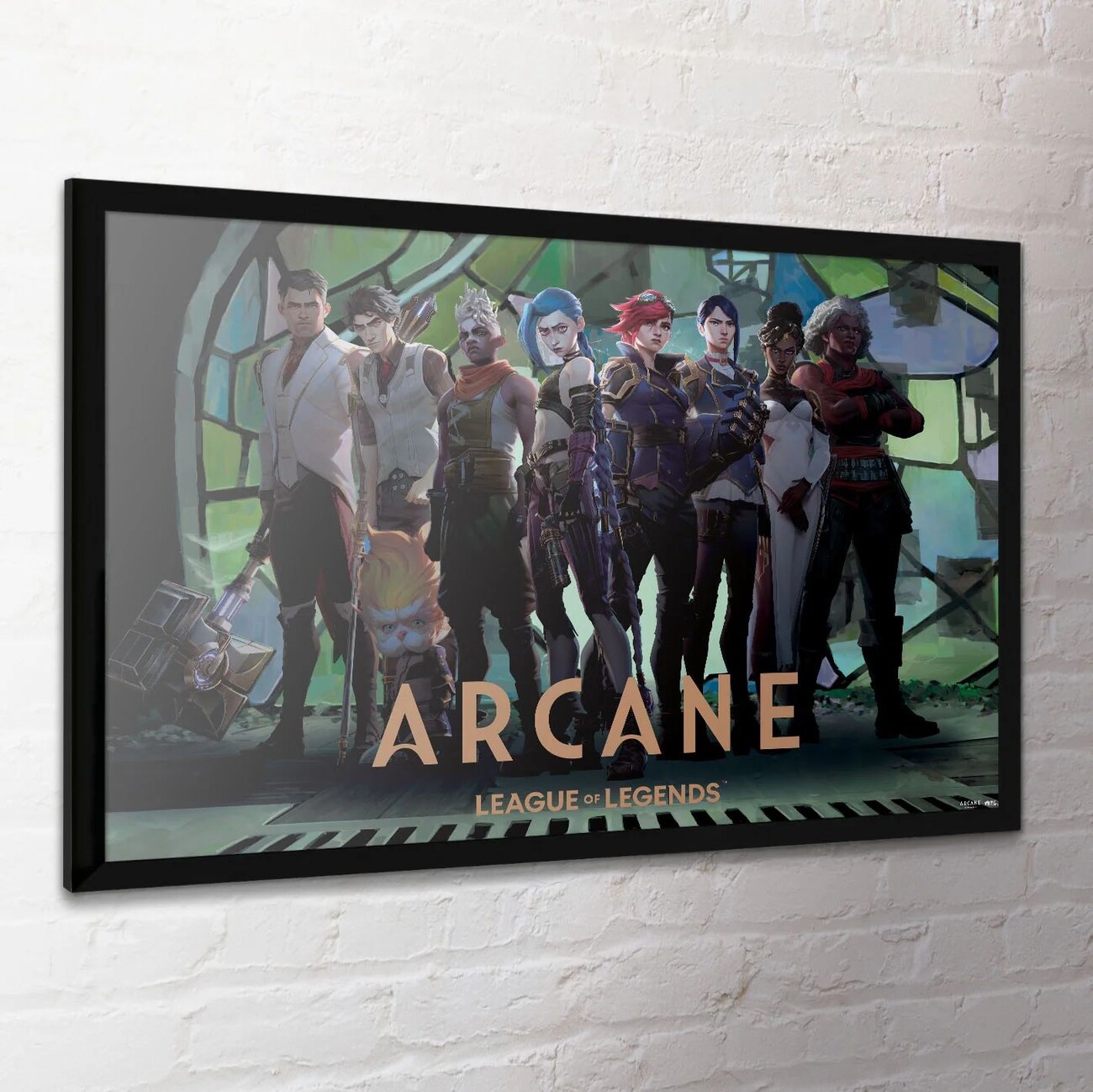 Poster, Quadro Arcane - Characters in Zaun Arcade | Posters de parede ...