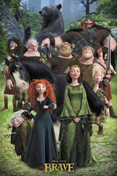 Poster, Quadro BRAVE - cast | Posters de parede | 3+1 GRATIS | Europosters