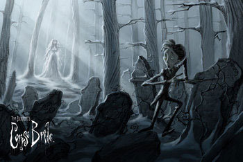 Poster, Quadro Corpse bride - painting | Posters de parede | 3+1 GRATIS ...