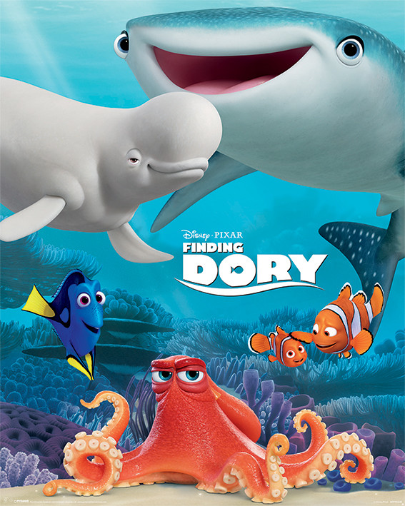Poster, Quadro Finding Dory - Friend Group | Posters de parede | 3+1 ...