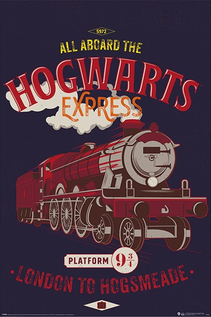Poster, Quadro Harry Potter - Hogwarts Express | Posters de parede | 3+1 GRATIS | Europosters