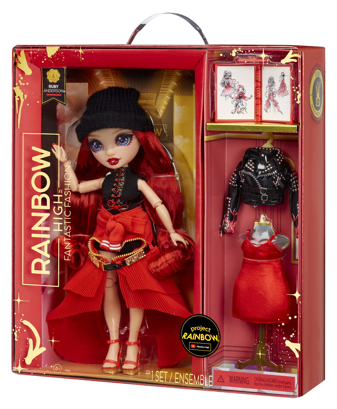 Rainbow High Fantastic Fashion Doll- Ruby (red) | Tips for original ...