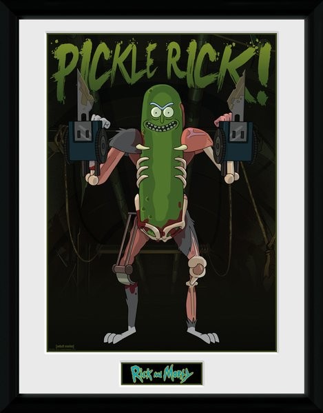 Rick and Morty - Rat Suit Pickle Rick Framed poster | Buy at Europosters