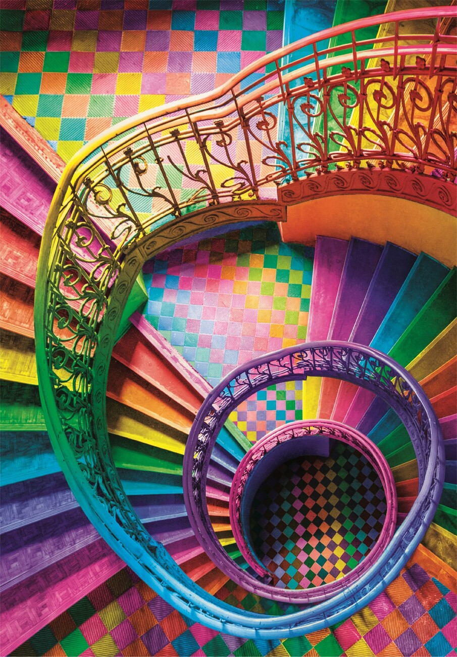 Jigsaw puzzle Stairs | Tips for original gifts | Europosters