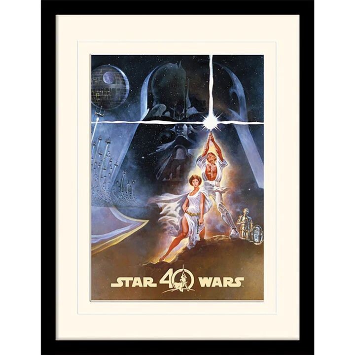 Star Wars 40th Anniversary - New Hope Art Framed poster | Buy at ...