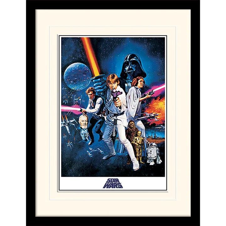 Star Wars: A New Hope - One Sheet Framed poster | Buy at Europosters