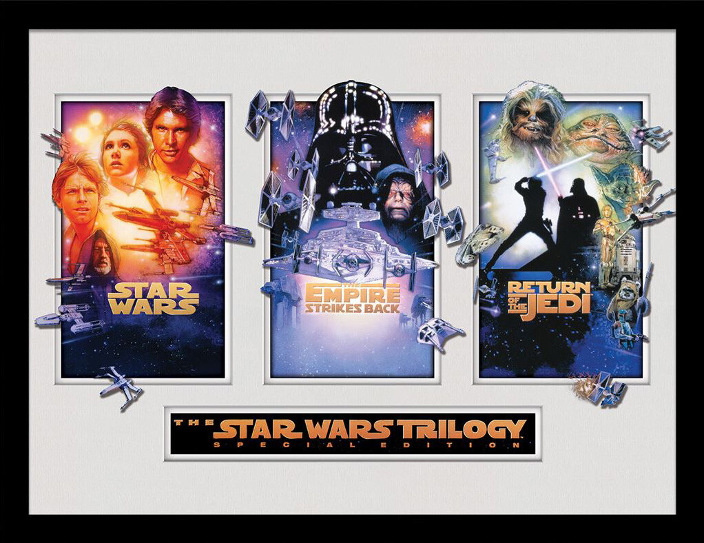 Star Wars - Trilogy Framed poster | Buy at Europosters