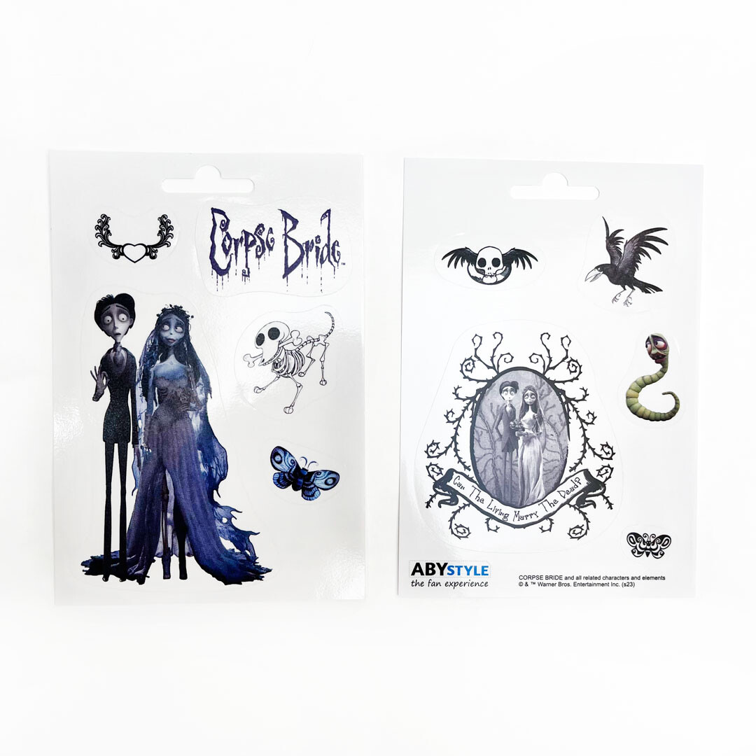 Stickers Corpse Bride - Characters 2pcs | Tips for original gifts