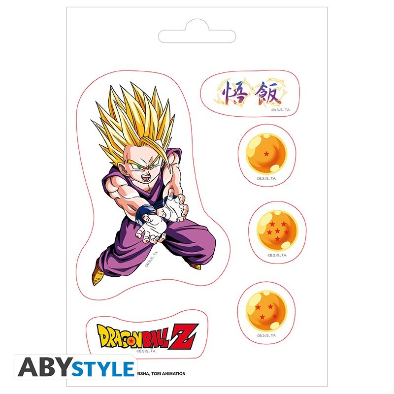 Stickers Dragon Ball - Gohan & Trunks 2pcs | Tips for original gifts