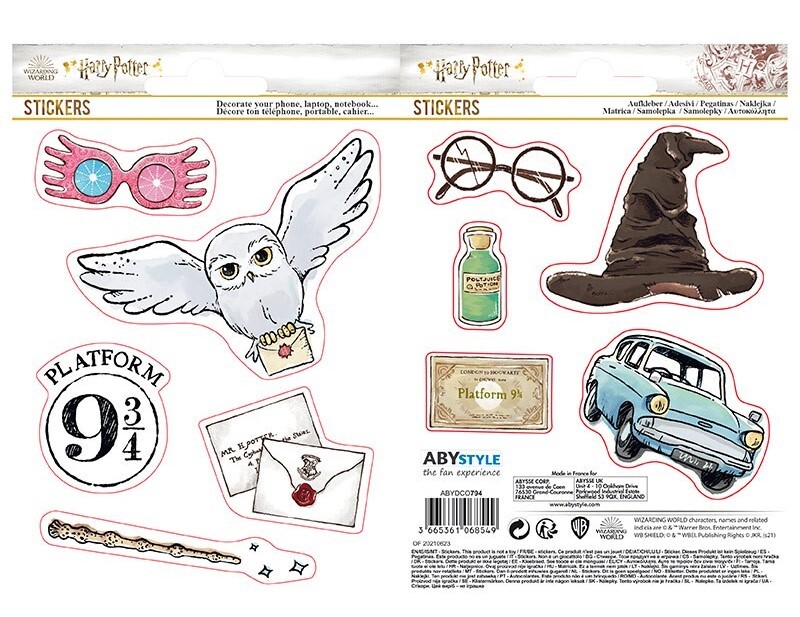 Stickers Harry Potter Magical items Tips for original gifts