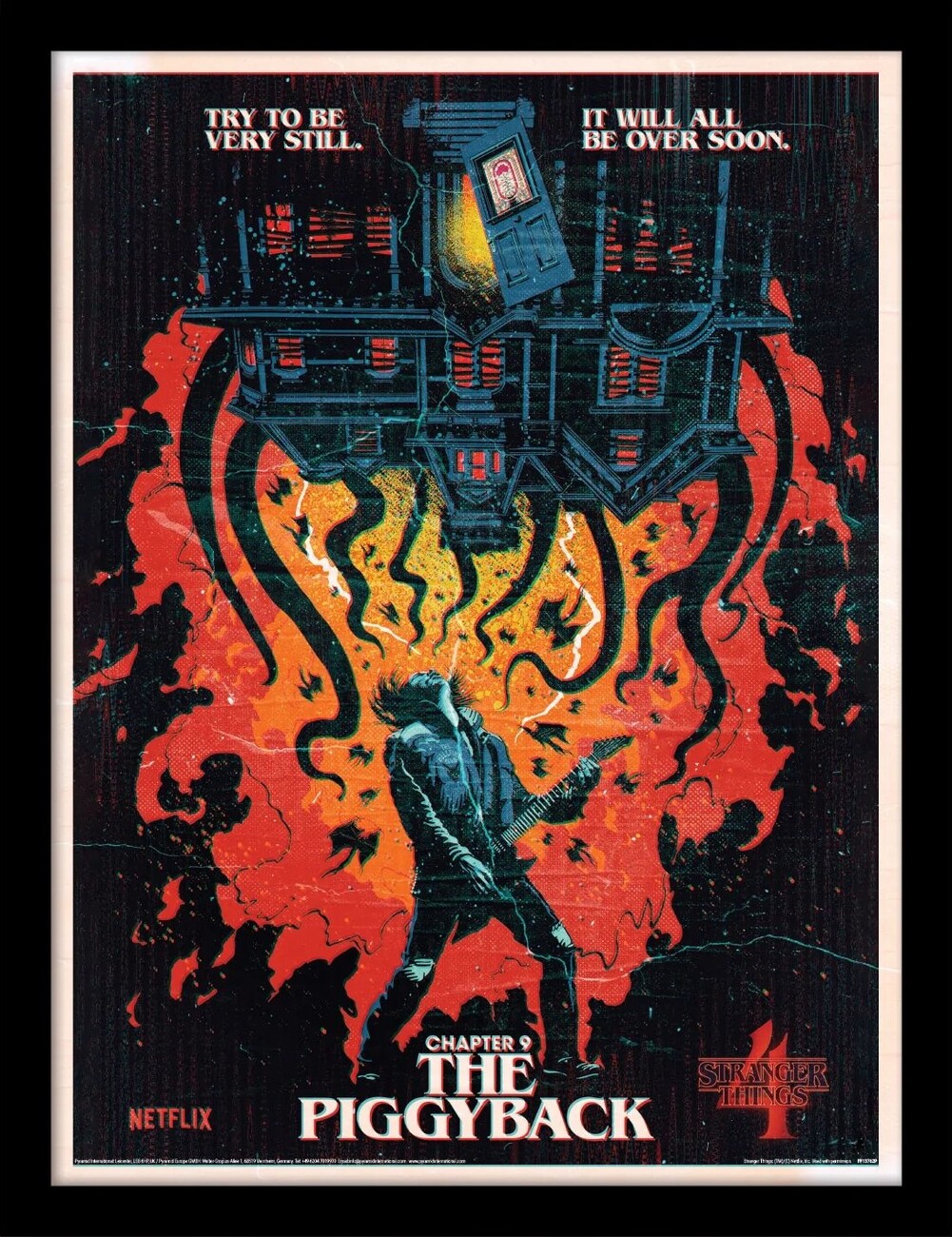 Stranger Things 4 - The Piggyback Framed poster | Buy at Europosters
