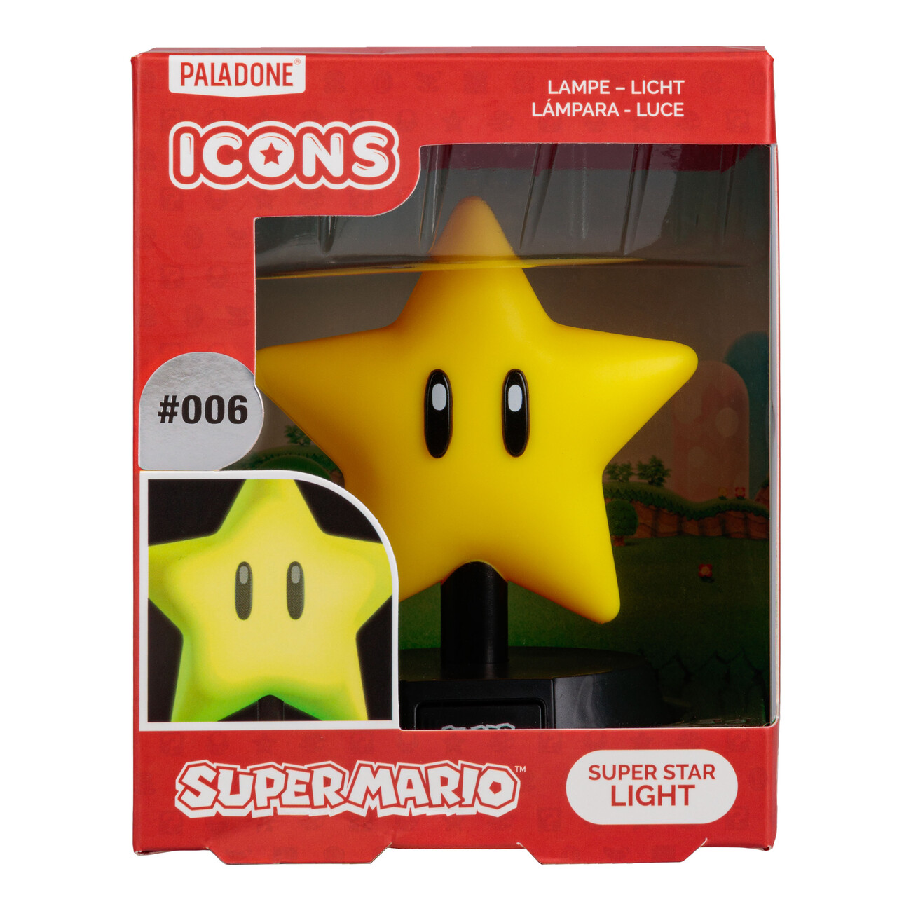 Glowing figurine Super Mario - Super Star | Tips for original gifts