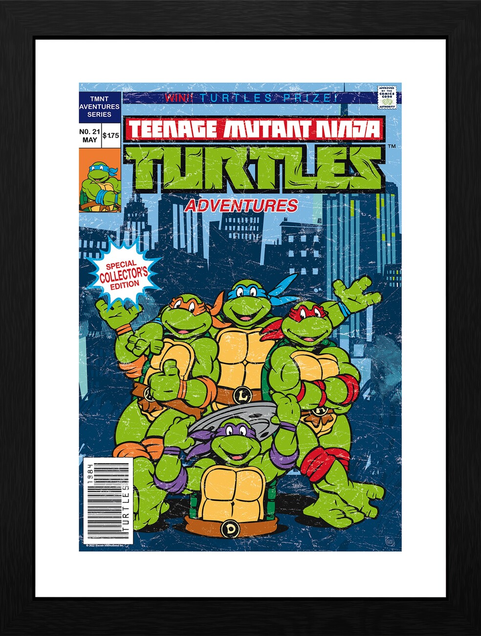 Teenage Mutant Ninja Turtles - Comics Cover Framed poster | Buy at ...
