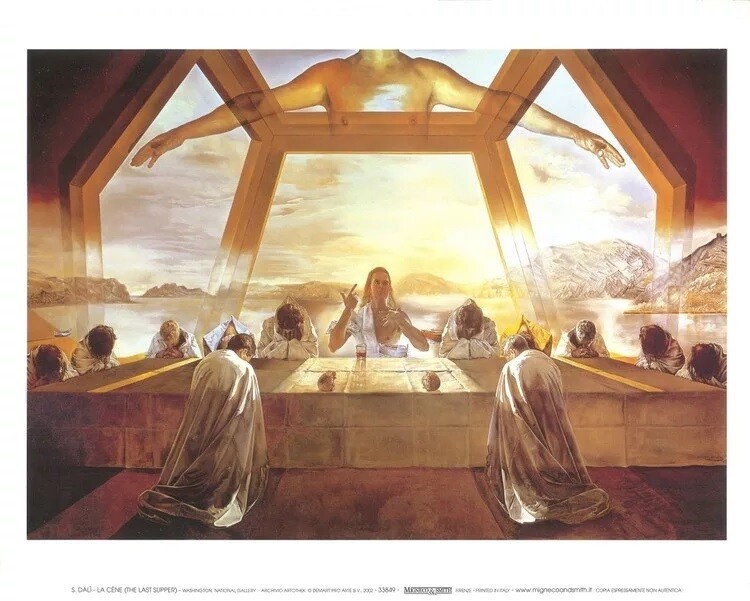Art Print The Sacrament of the Last Supper, 1955, Salvador Dalí ...