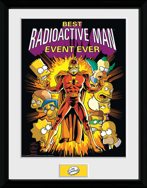 The Simpsons - Radioactive Man Framed poster | Buy at Europosters