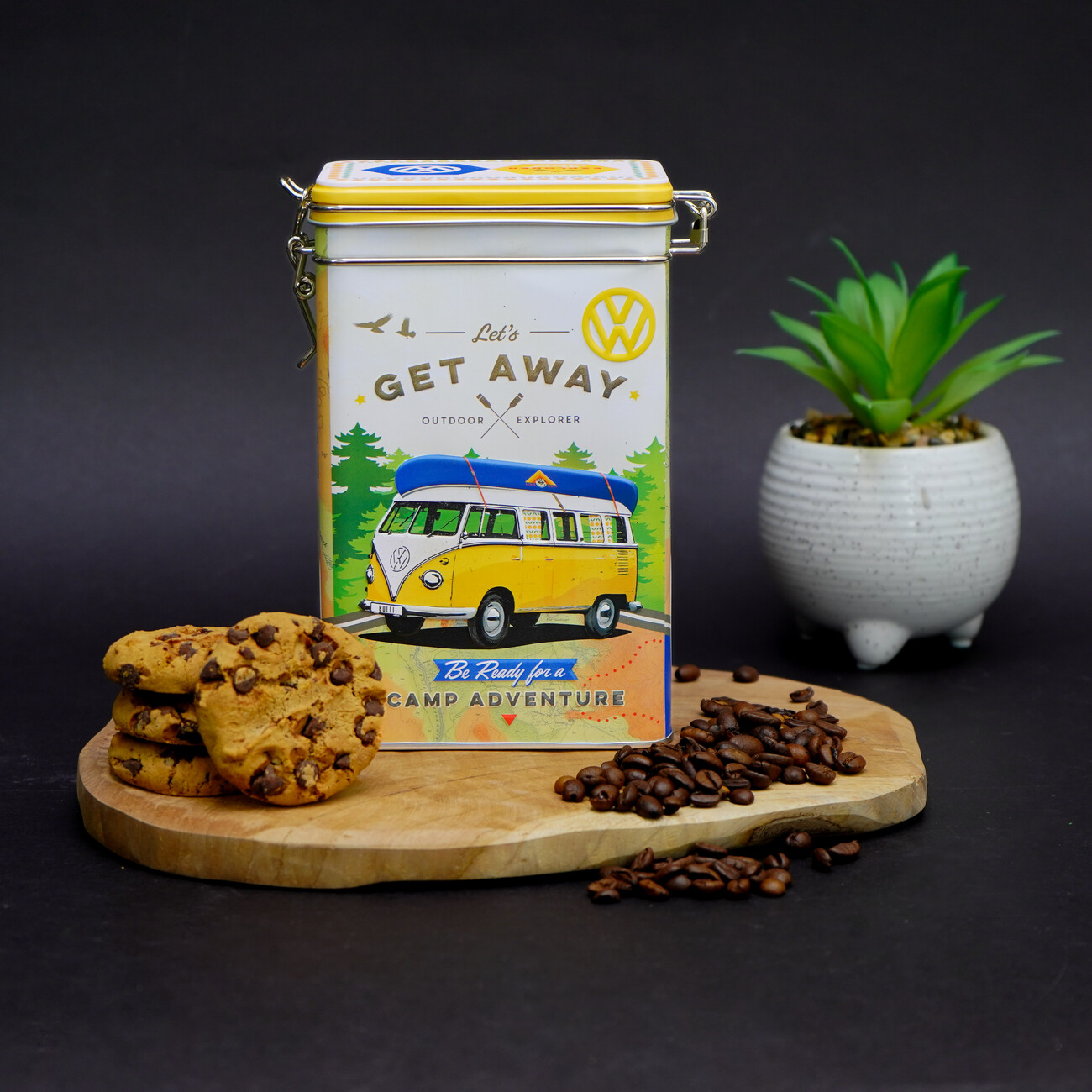 Tin can with clip Volkswagen VW - T1 - Let's Get Away | Tips for ...