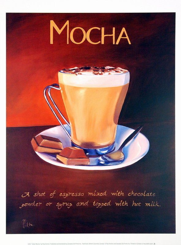 Urban Mocha Art Print | Buy at Europosters
