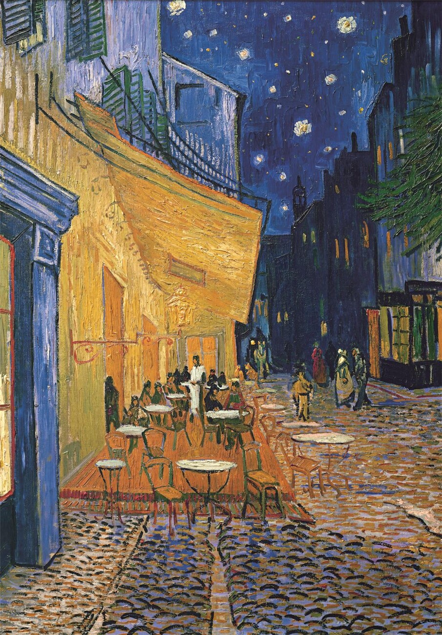 Jigsaw puzzle Vincent van Gogh – Café Terrace at Night | Tips for ...