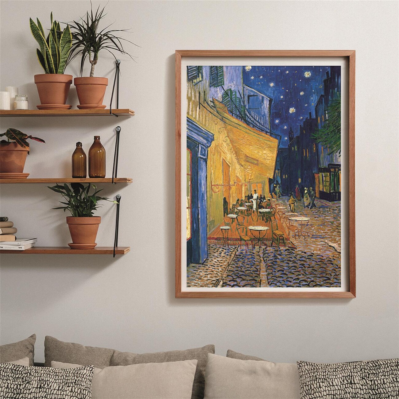 Jigsaw puzzle Vincent van Gogh – Café Terrace at Night | Tips for ...
