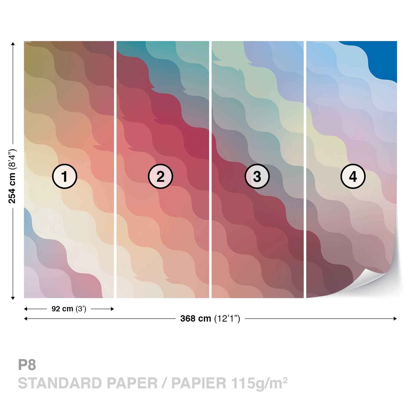 Abstract Art Wall Paper Mural | Buy at EuroPosters