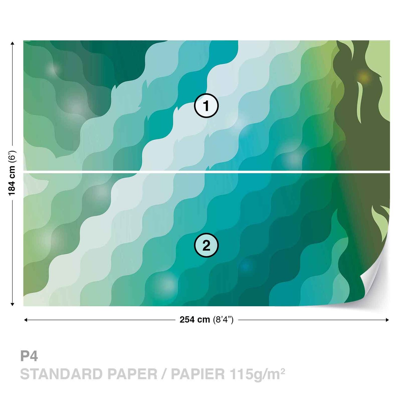 Abstract Art Wall Paper Mural | Buy at EuroPosters