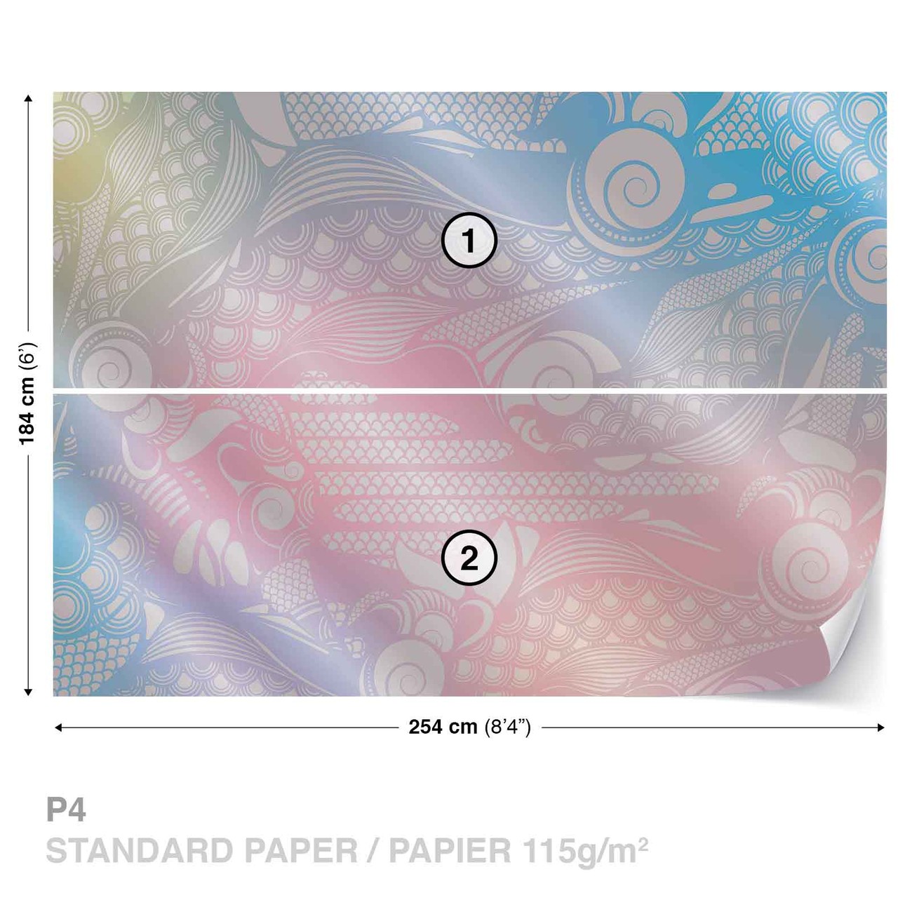 Abstract Art Wall Paper Mural | Buy at EuroPosters