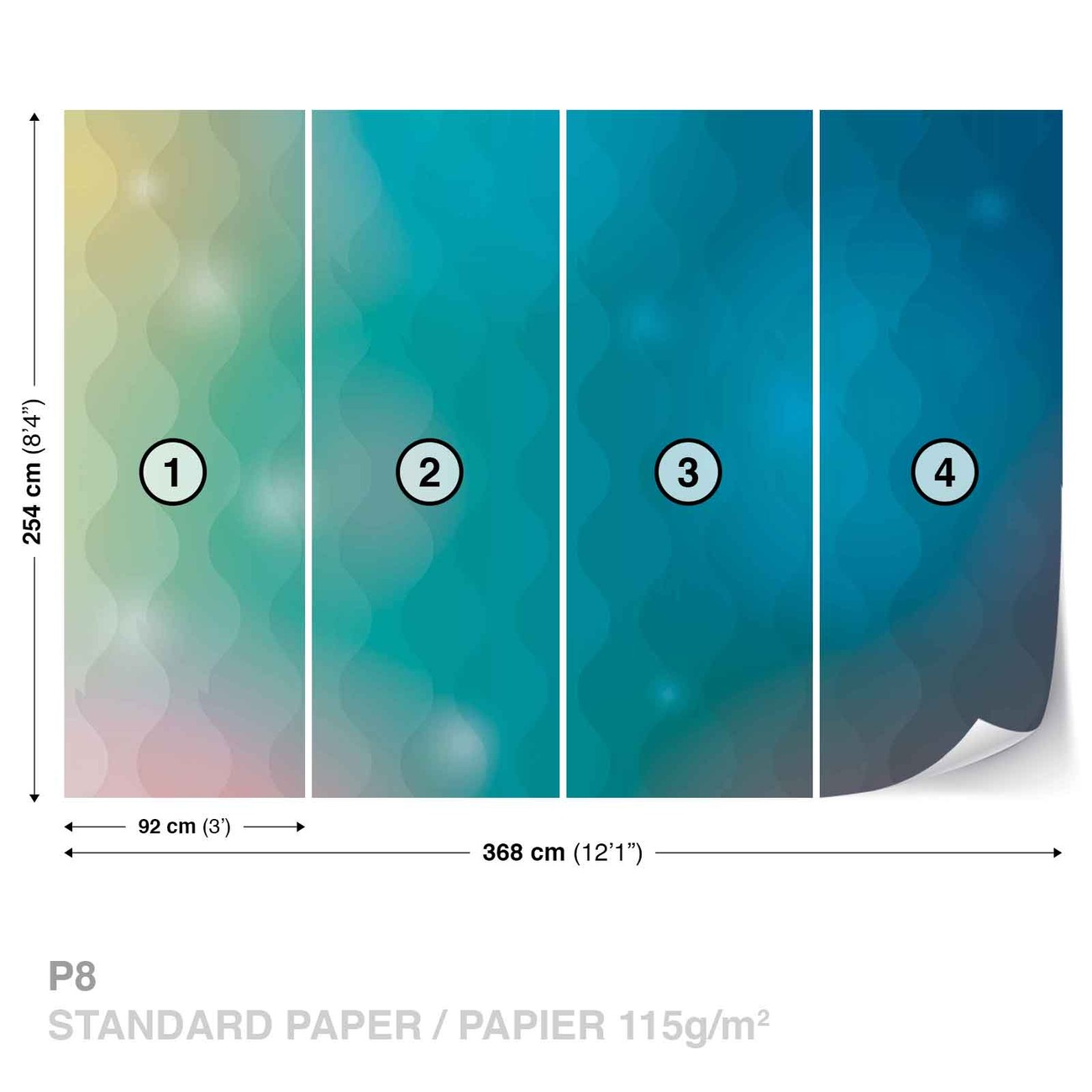 Abstract Art Wall Paper Mural | Buy at EuroPosters
