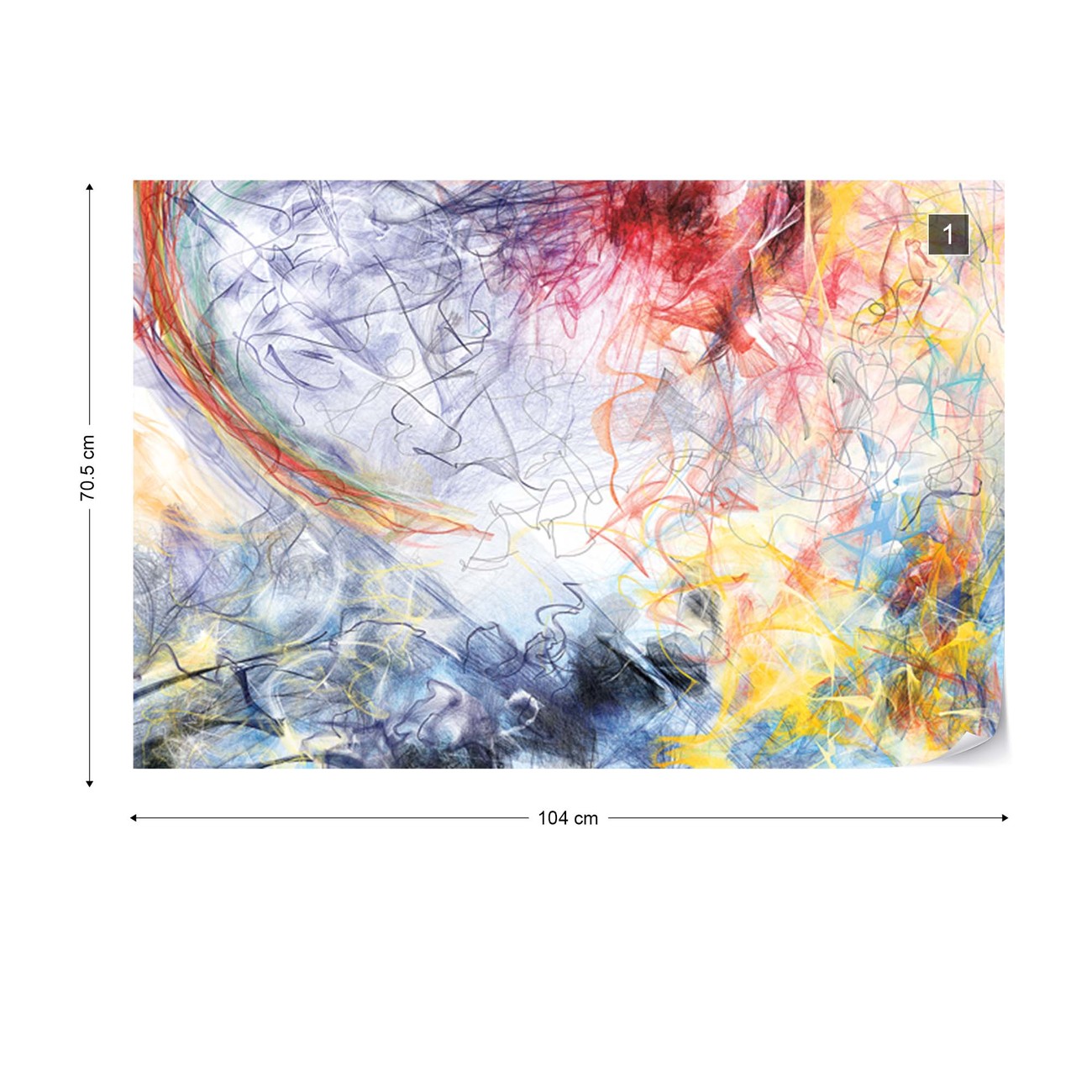 Abstract Art Wall Paper Mural | Buy at EuroPosters